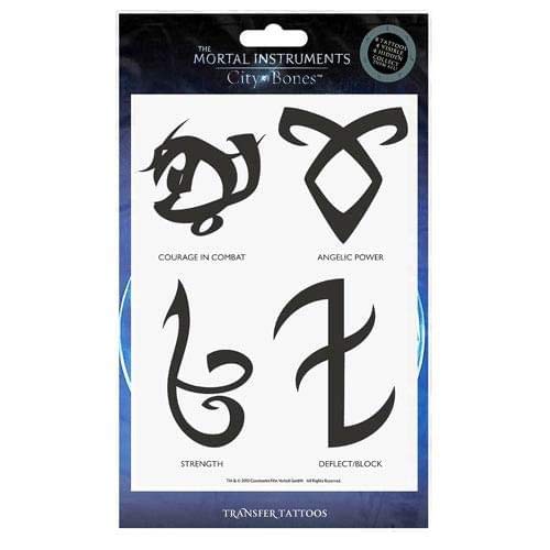 Mortal Instruments Shadowhunter Rune Tattoos [temporary Tattoo Set]